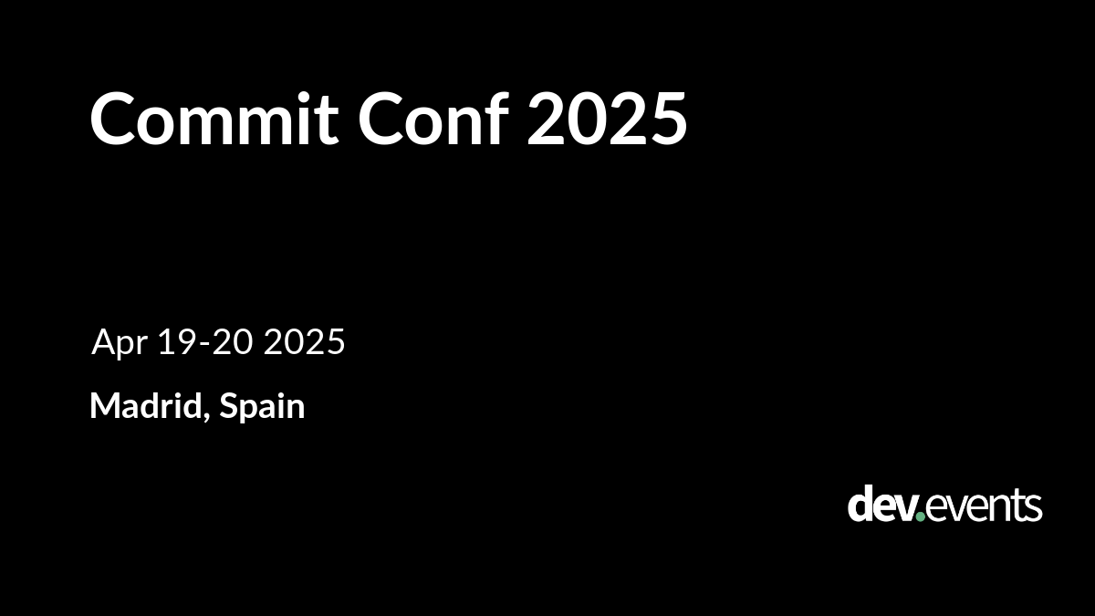 Commit Conf 2025