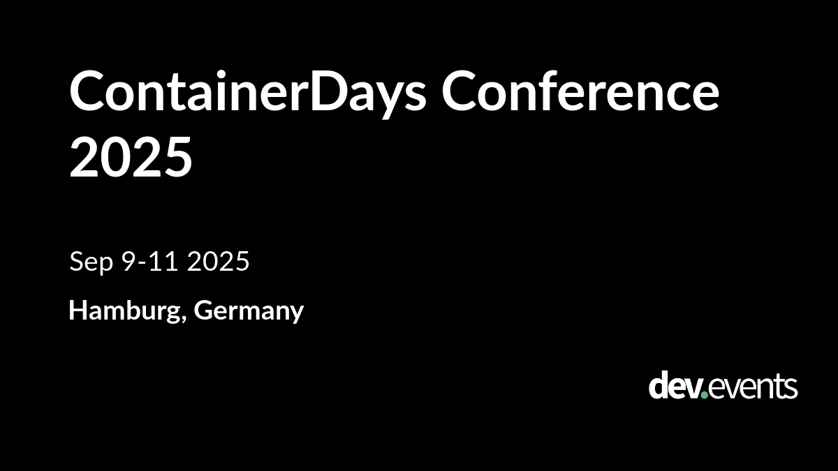 ContainerDays Conference 2025
