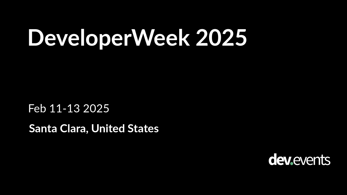 DeveloperWeek 2025