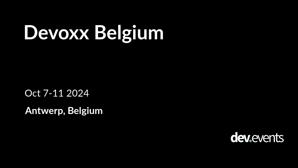 Devoxx Belgium