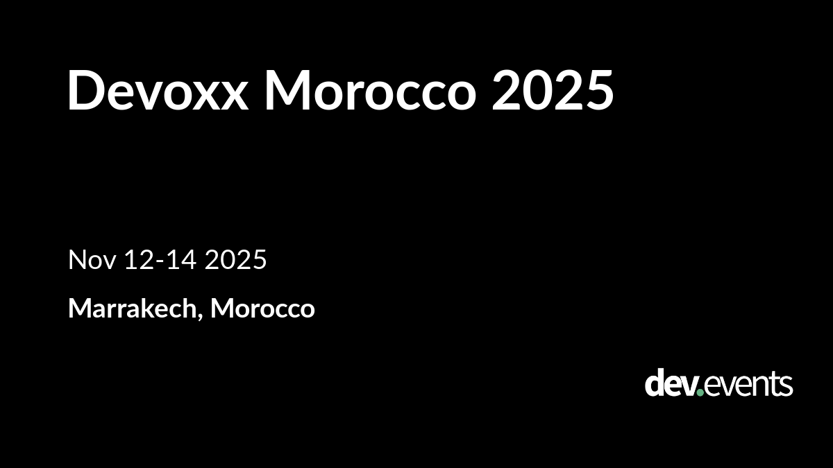 Devoxx Morocco 2025