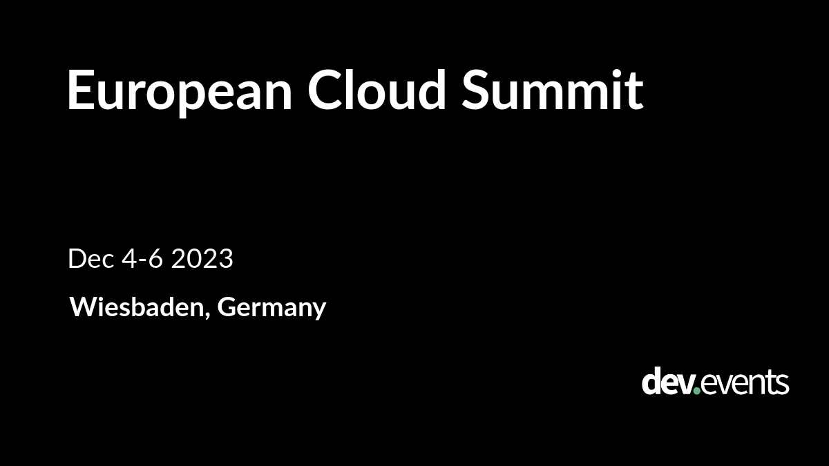 European Cloud Summit
