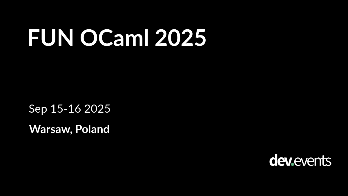 FUN OCaml 2025