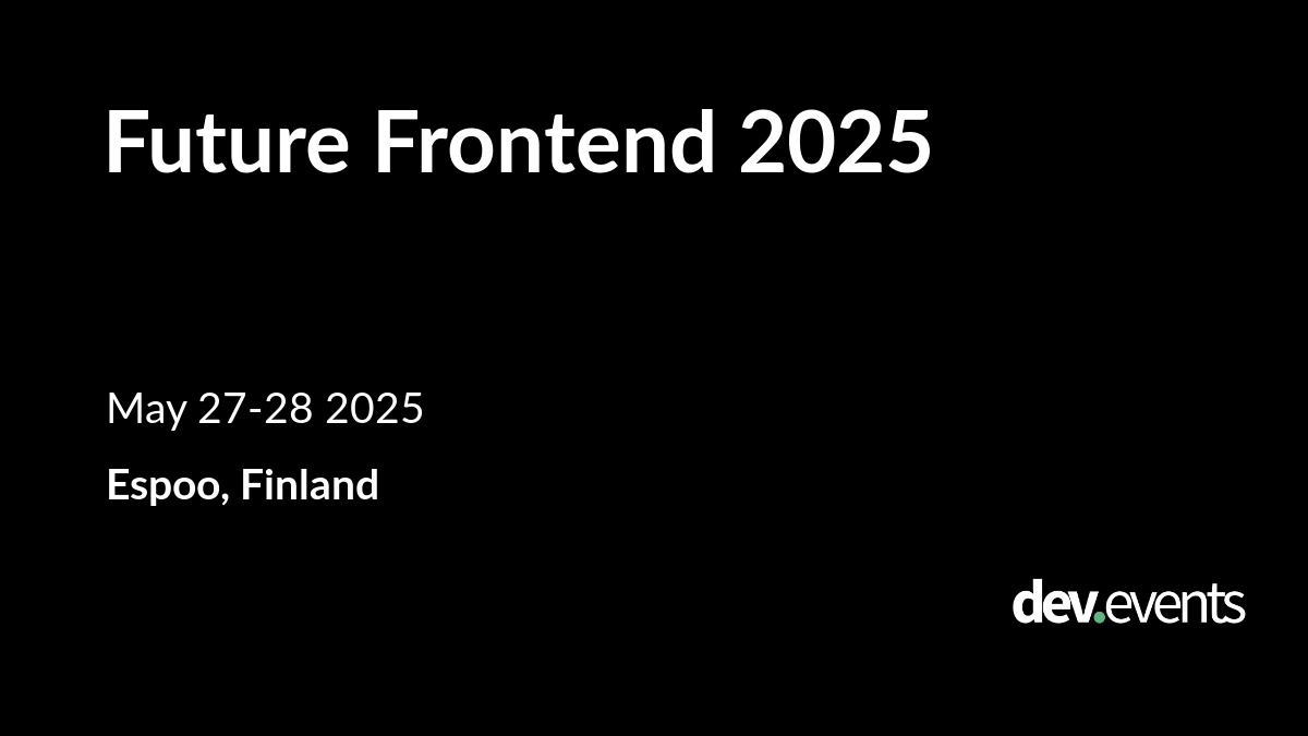 Future Frontend 2025