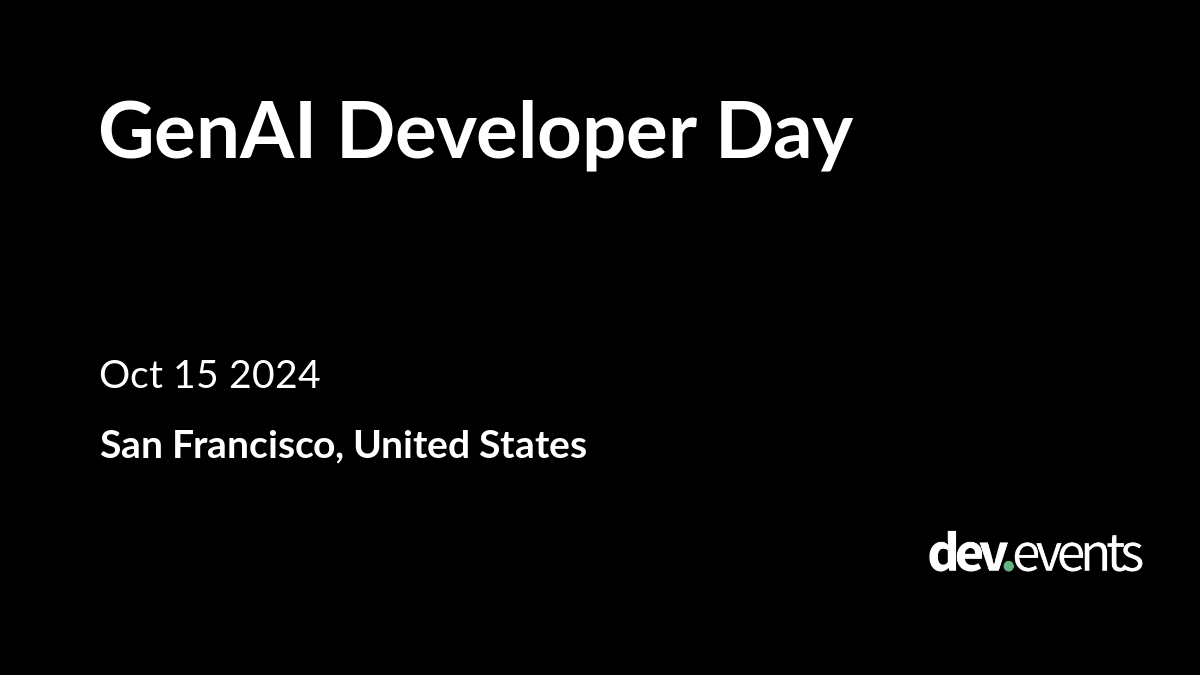 GenAI Developer Day