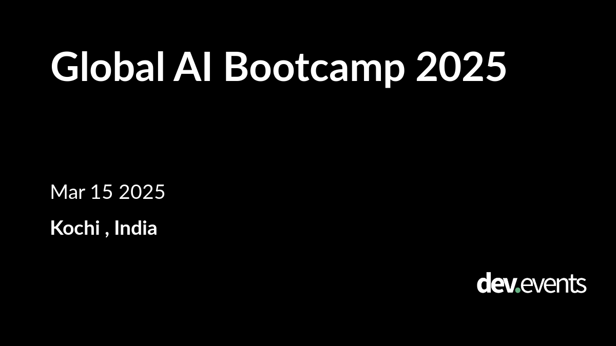 Global AI Bootcamp 2025