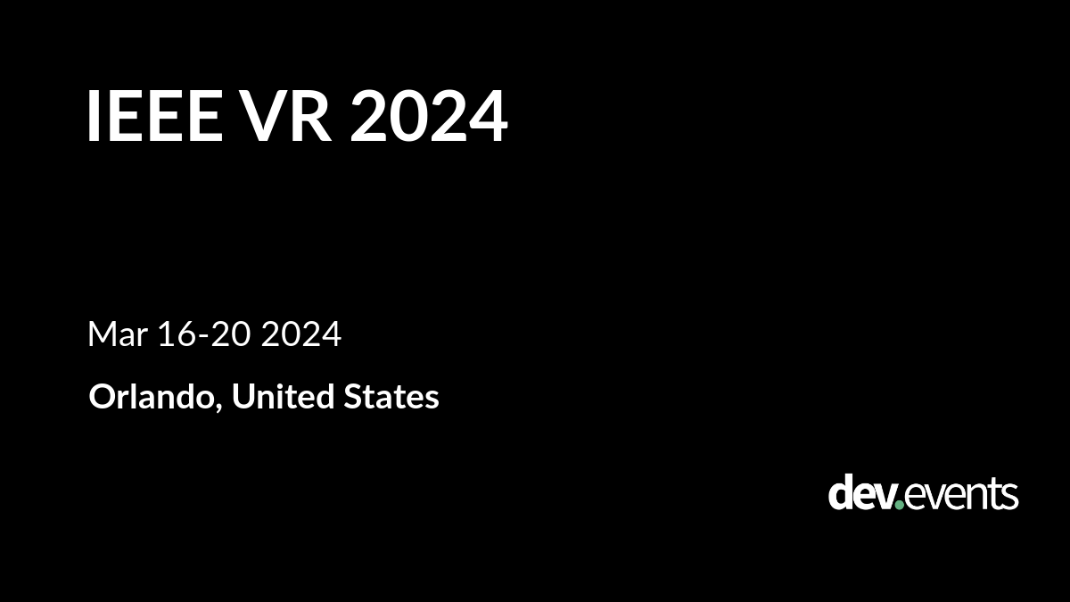 IEEE VR 2024