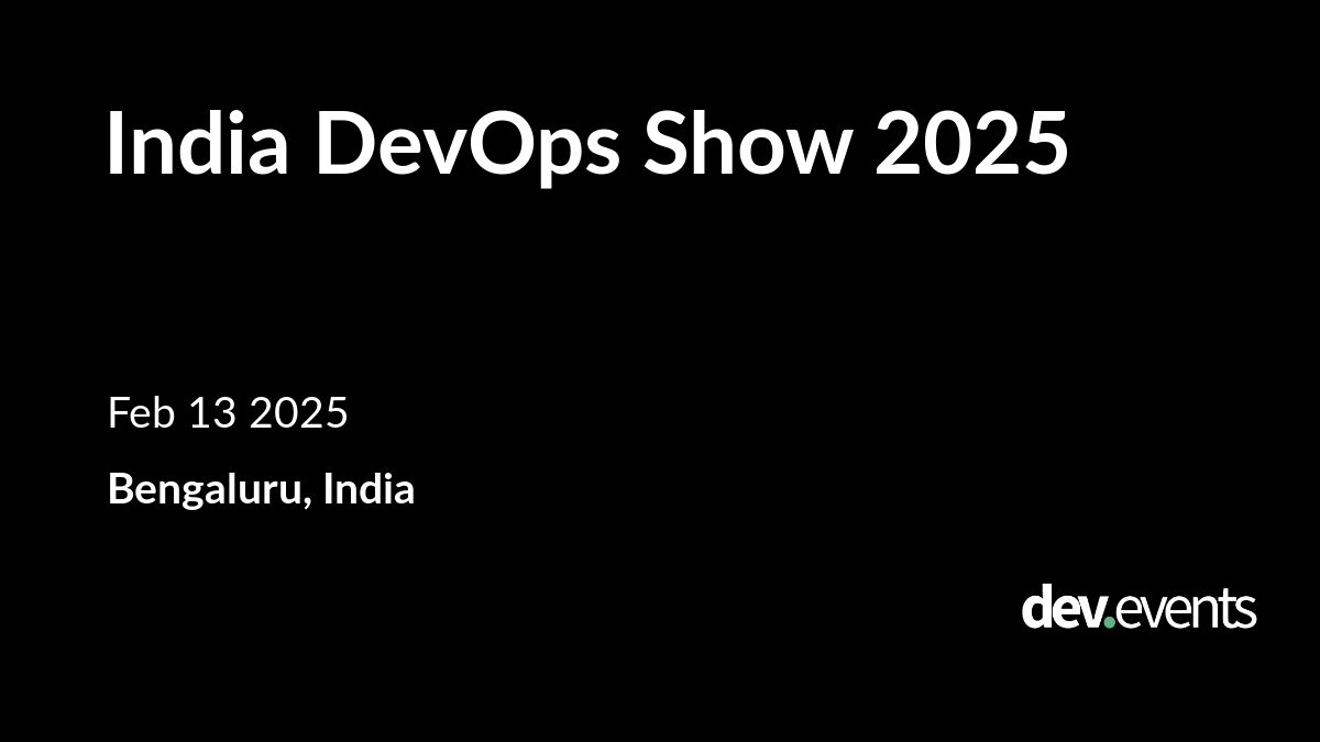India DevOps Show 2025