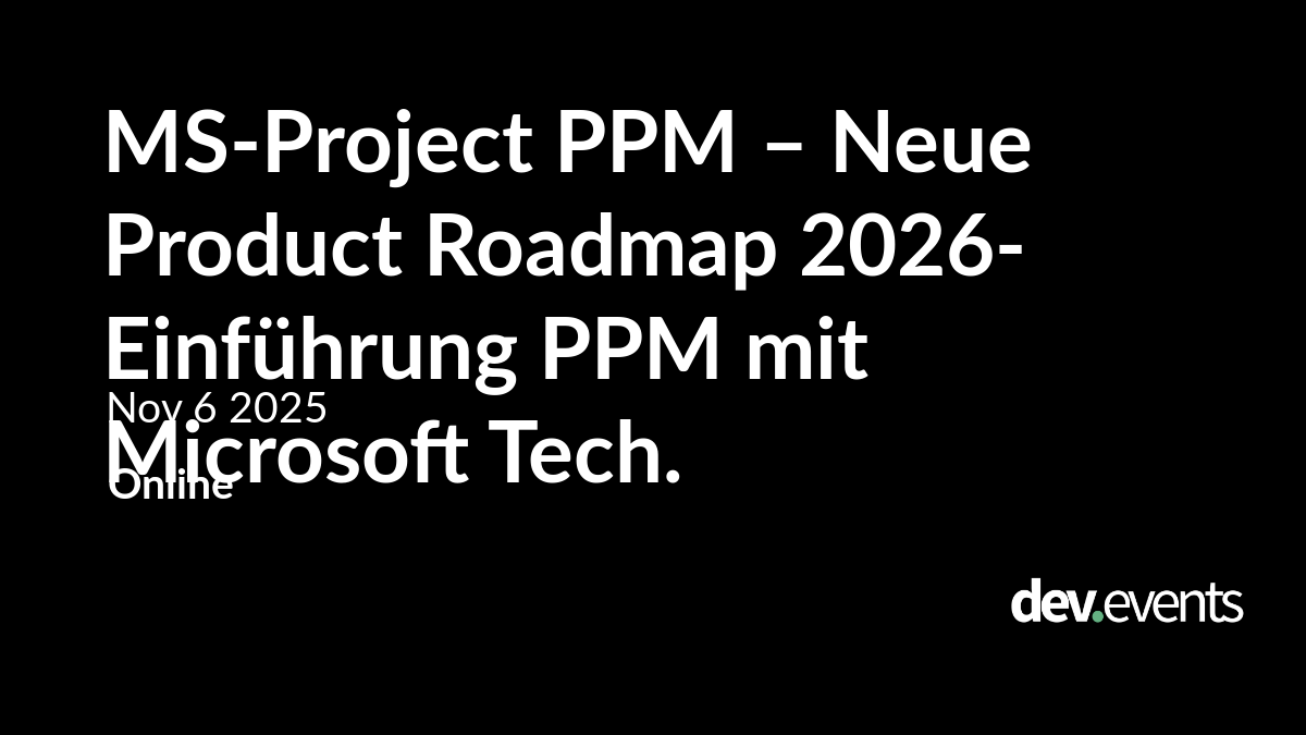 MS-Project PPM – Neue Product Roadmap 2026- Einführung PPM mit ...