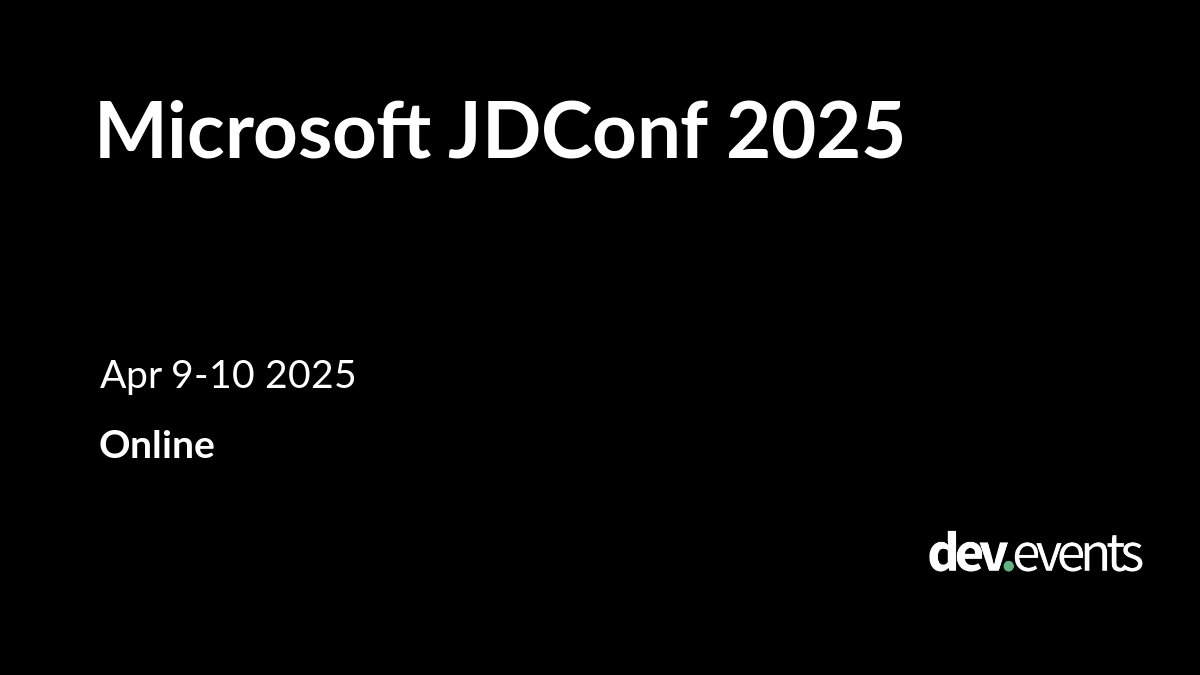 Microsoft JDConf 2025