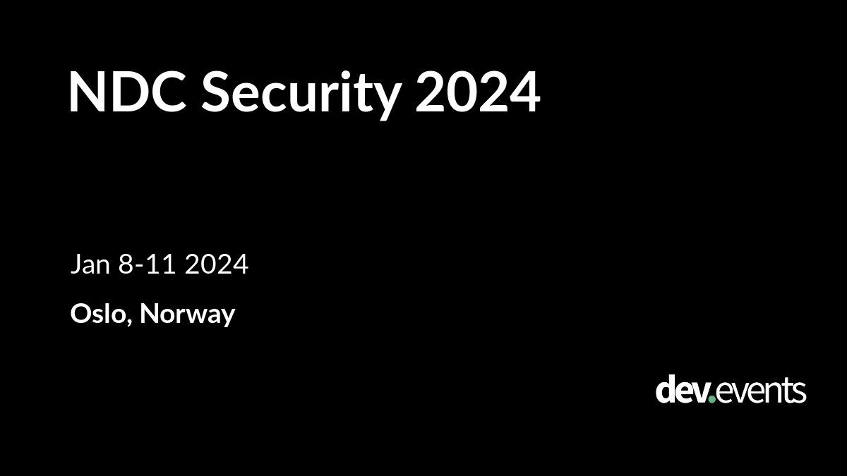 NDC Security 2024