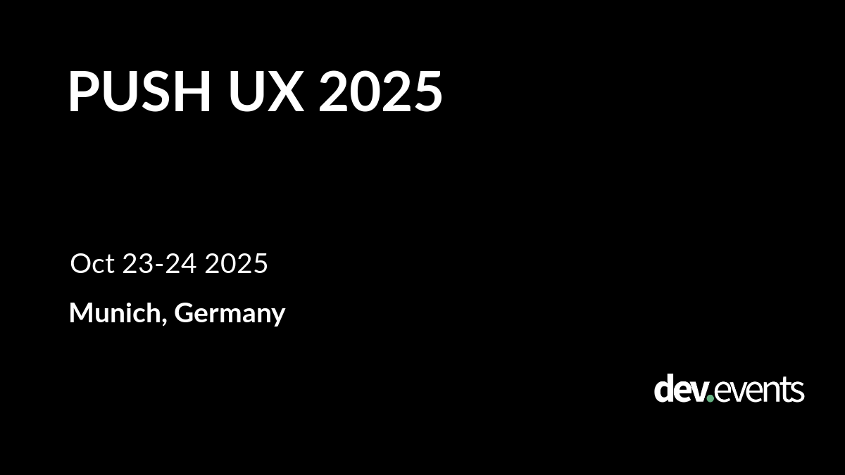 PUSH UX 2025
