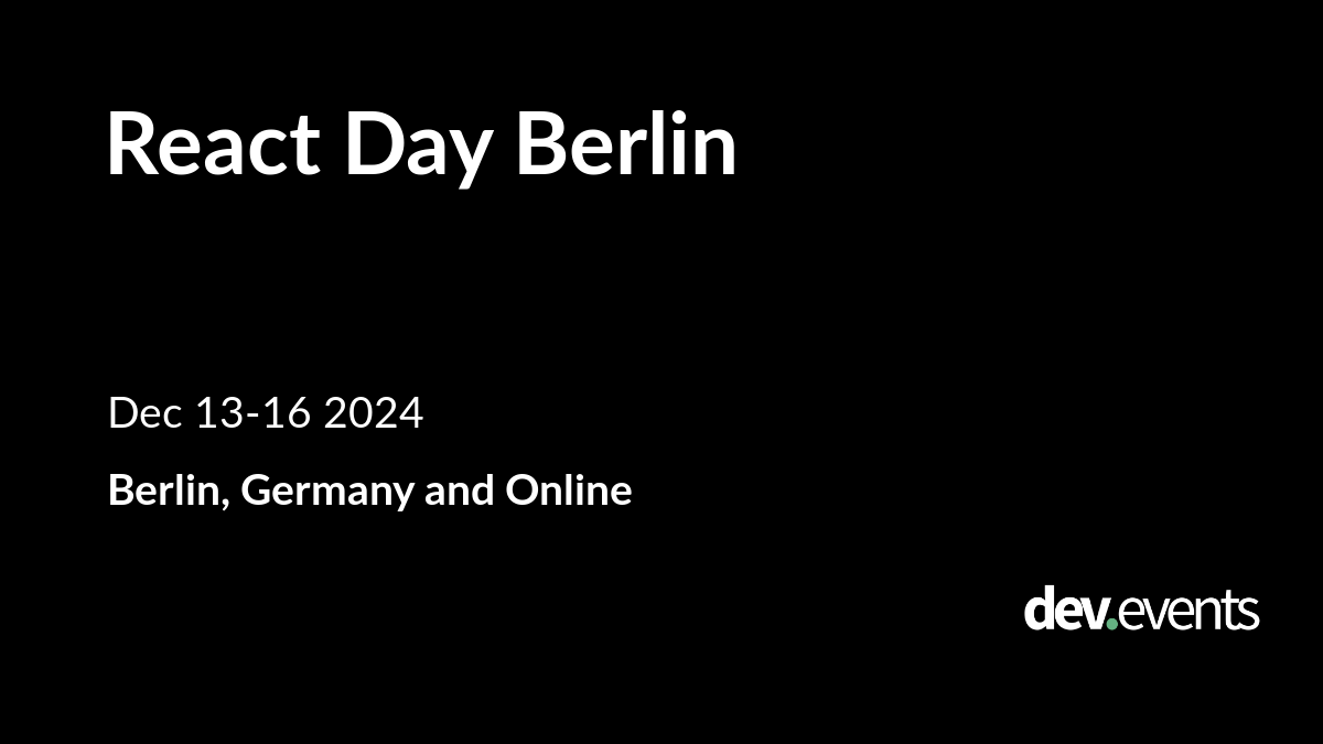 React Day Berlin