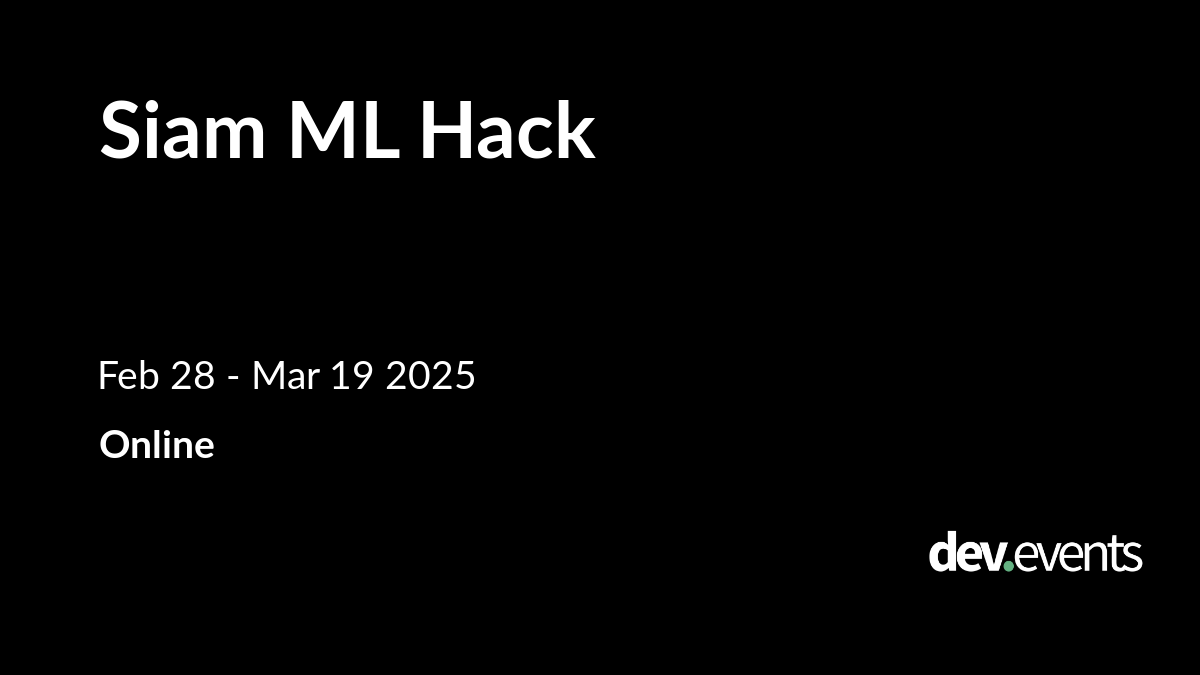 Siam ML Hack