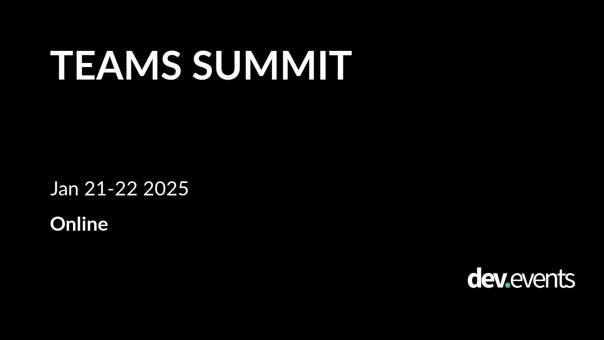 TEAMS SUMMIT