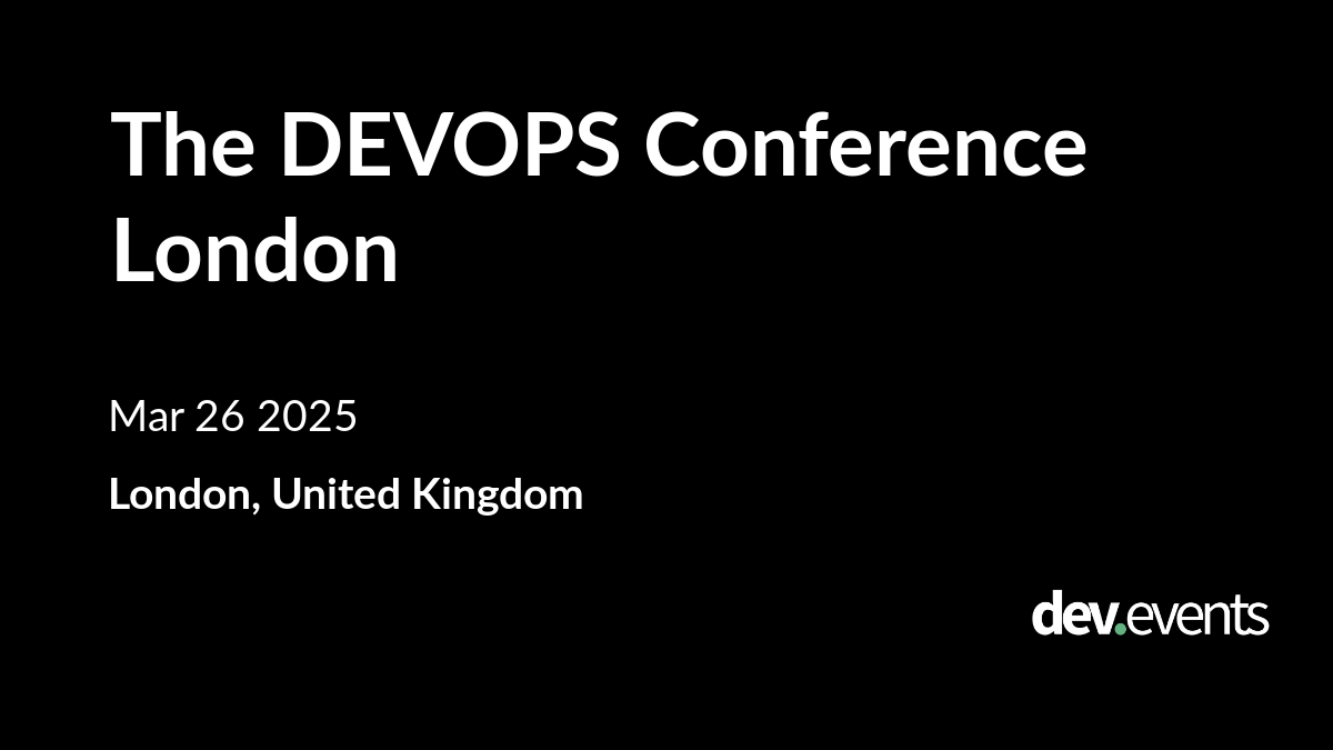 The DEVOPS Conference London