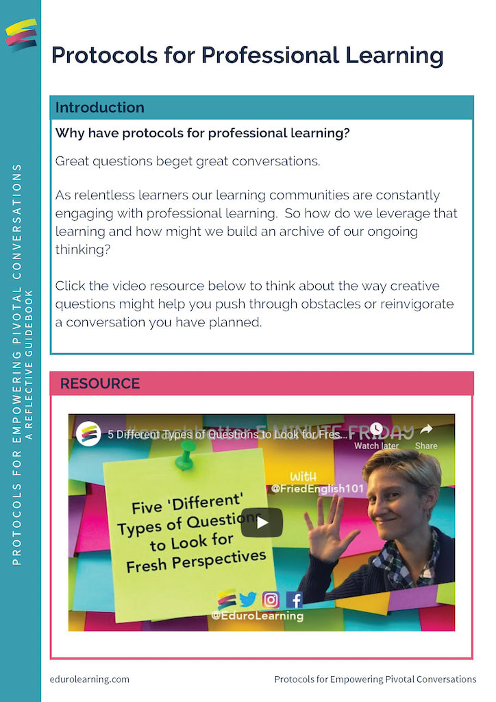 Protocols for Empowering Pivotal Conversations: A Reflective Guidebook ...