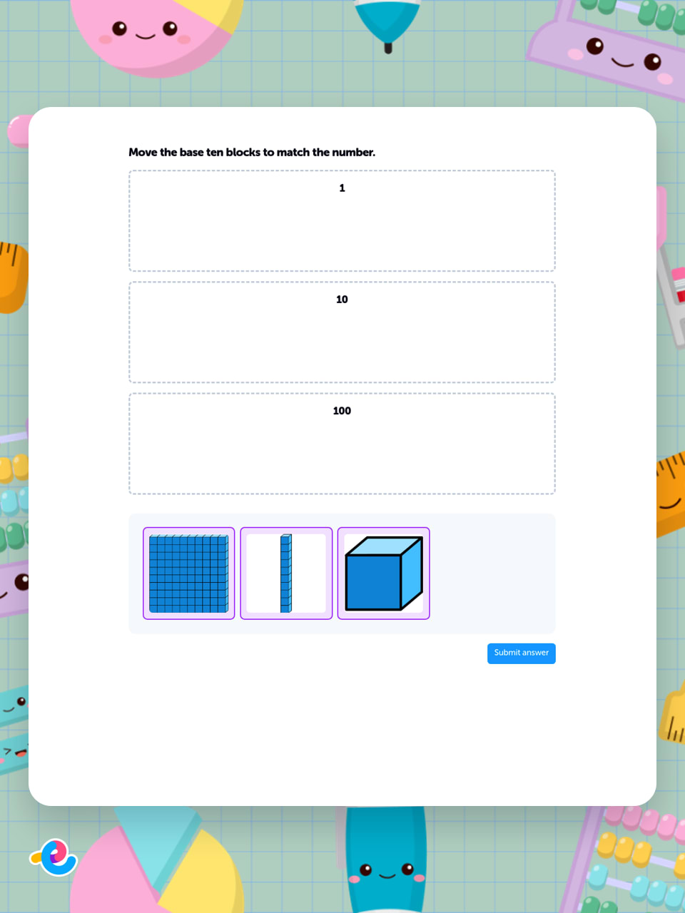 Identifying Hundreds, Tens and Ones Activity teaching resources | Edzo