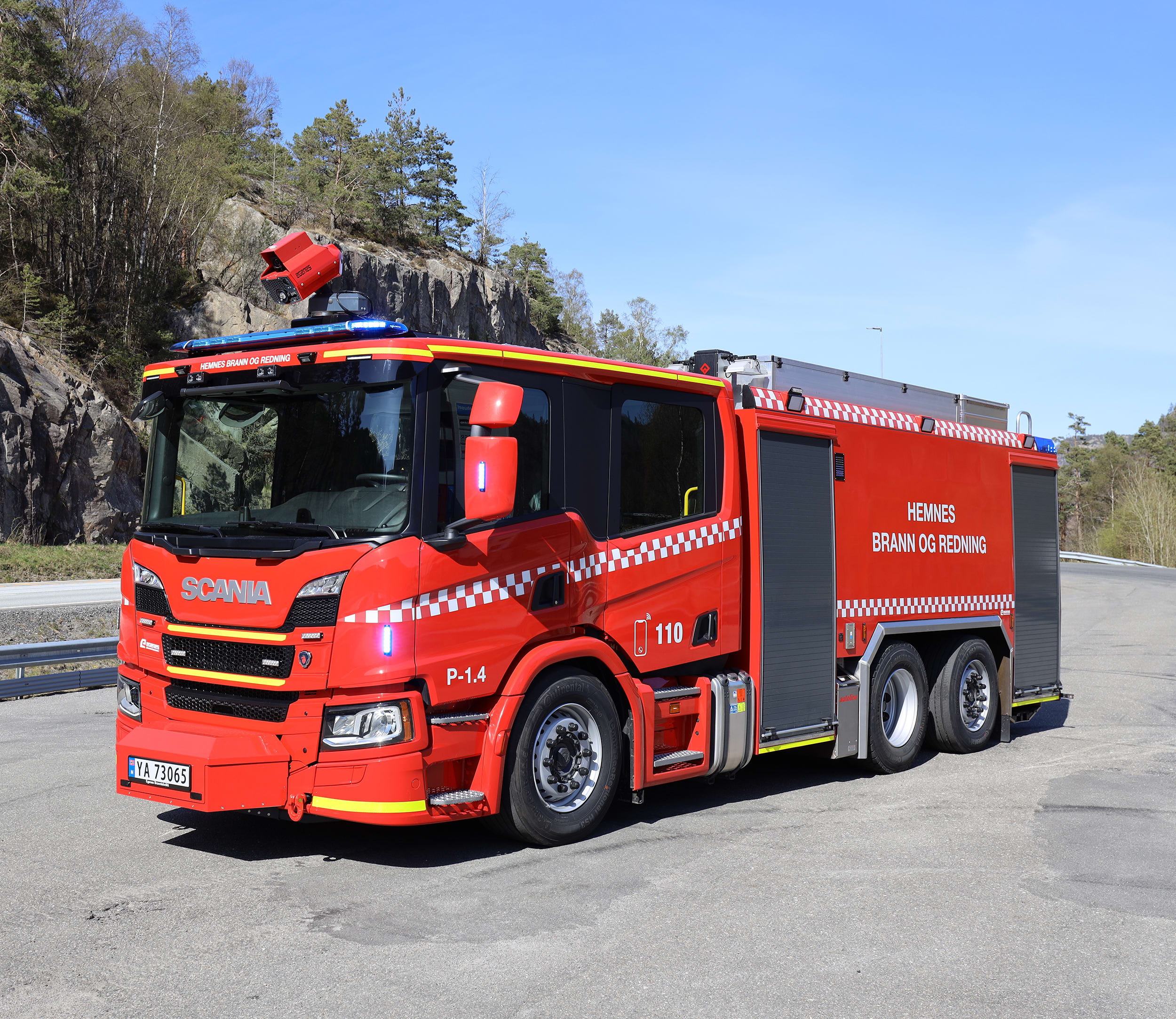 Tankbil Hemnes brann og redning | Egenes Brannteknikk AS
