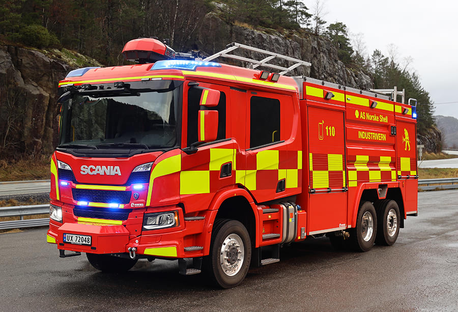 Spennende industribrannbil ILF 5000/2000 levert til AS Norske Shell ...