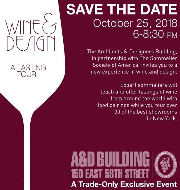 Wine & Design at eggersmann New York | A & D Bullding
