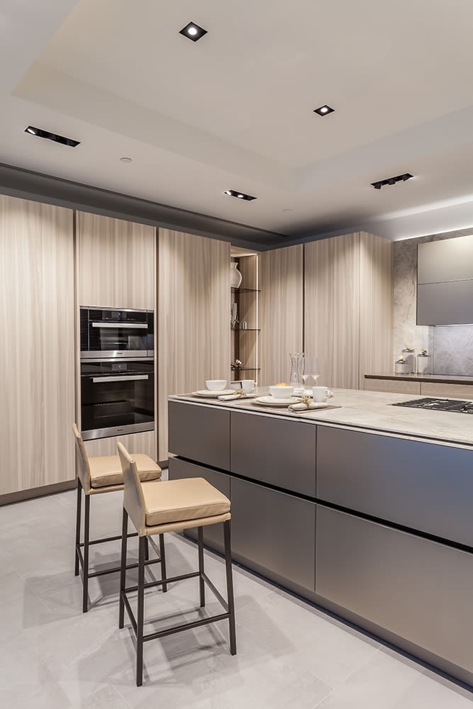 motion Sliding Countertops- eggersmann German Cabinetry