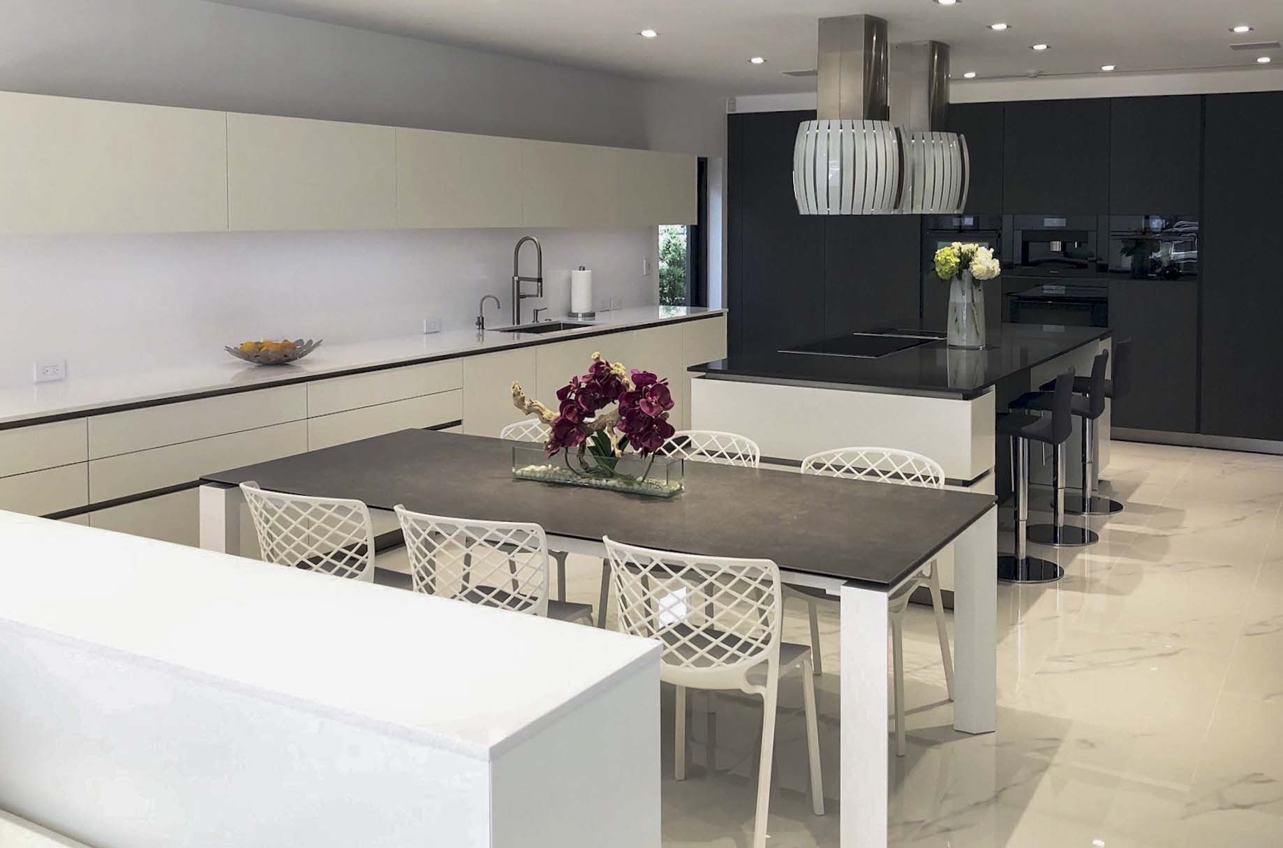 Florida Design Features eggersmann Kitchen in north Miami home