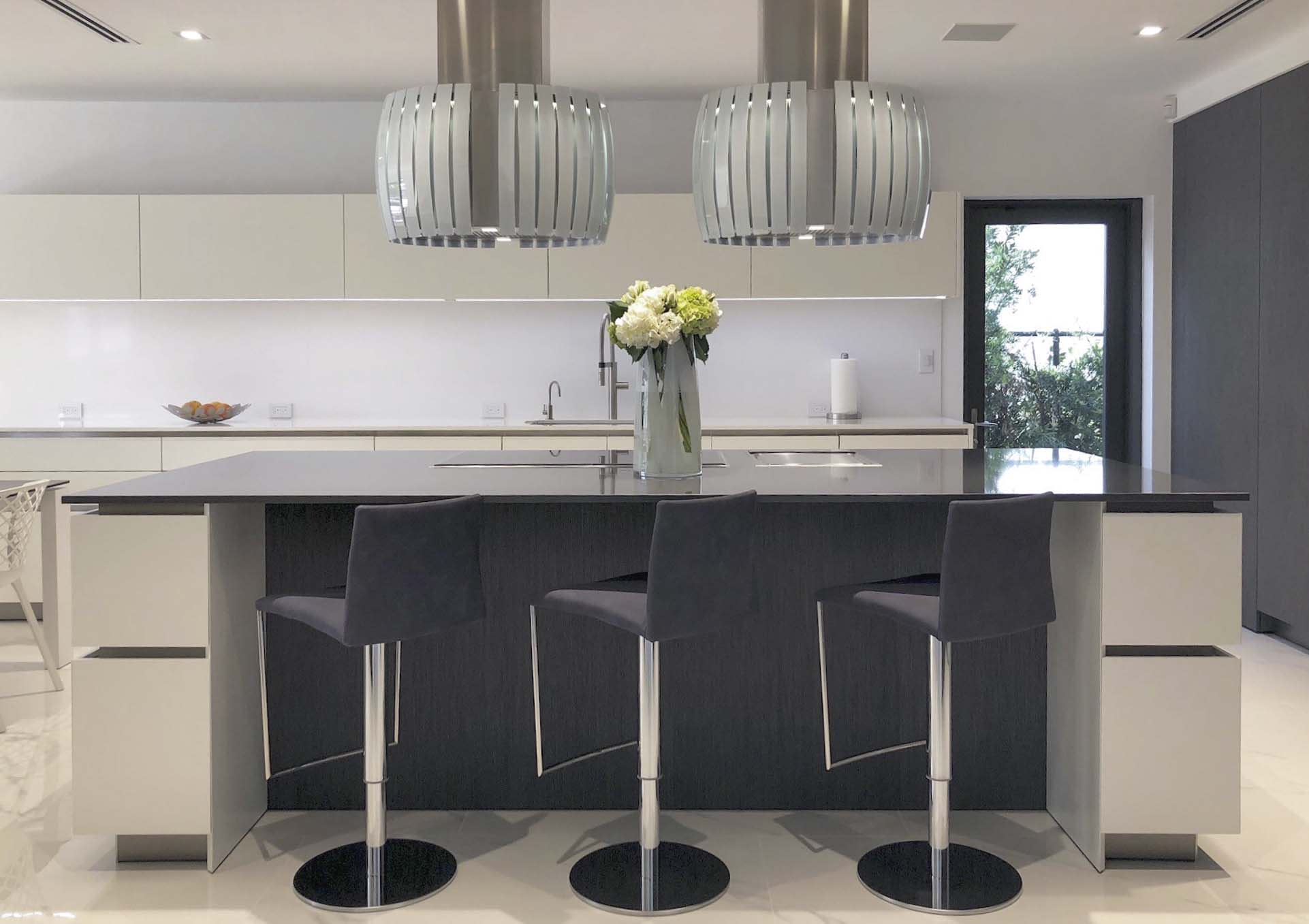 Florida Design Features eggersmann Kitchen in north Miami home