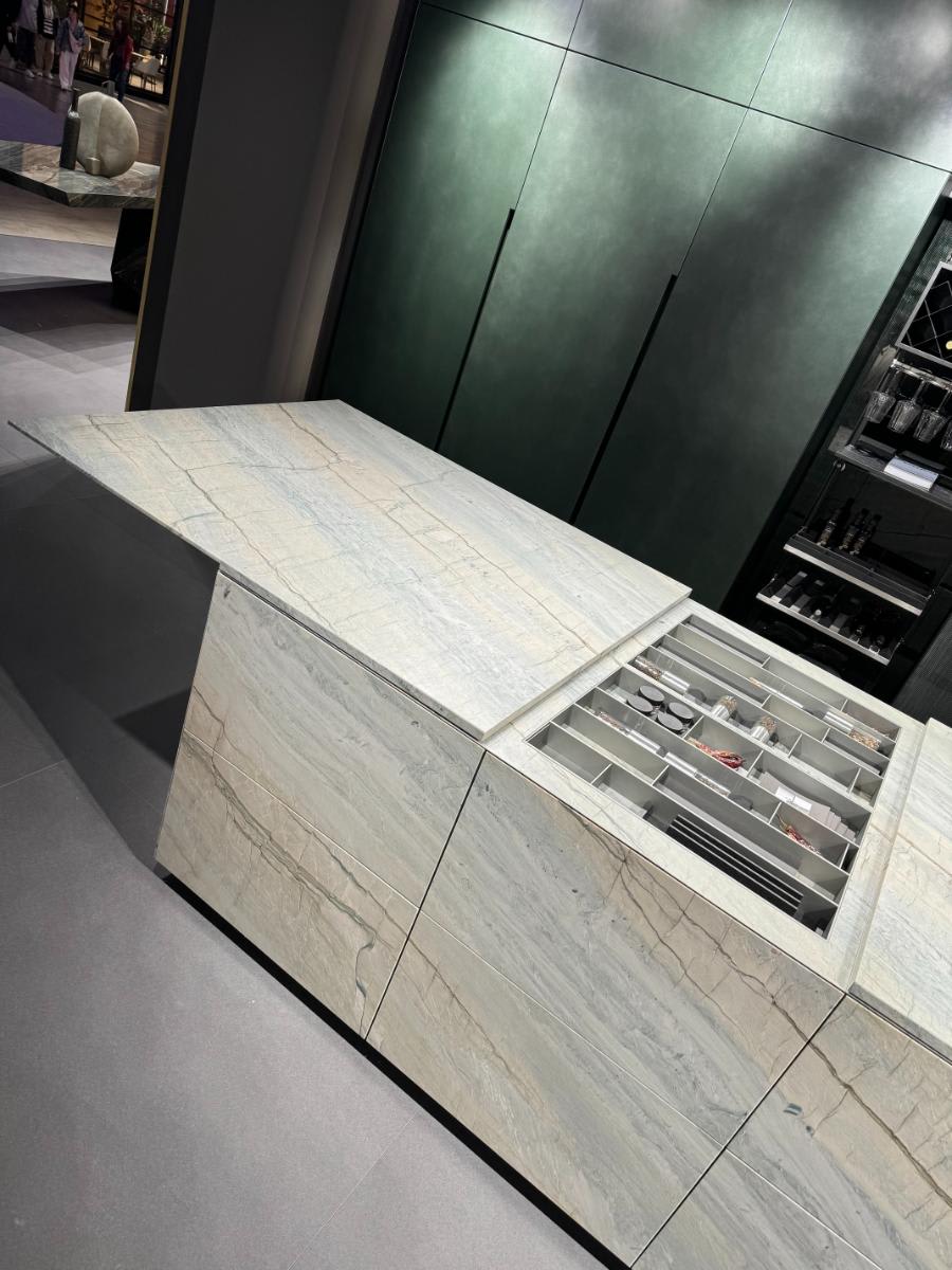 motion Sliding Countertops- eggersmann German Cabinetry