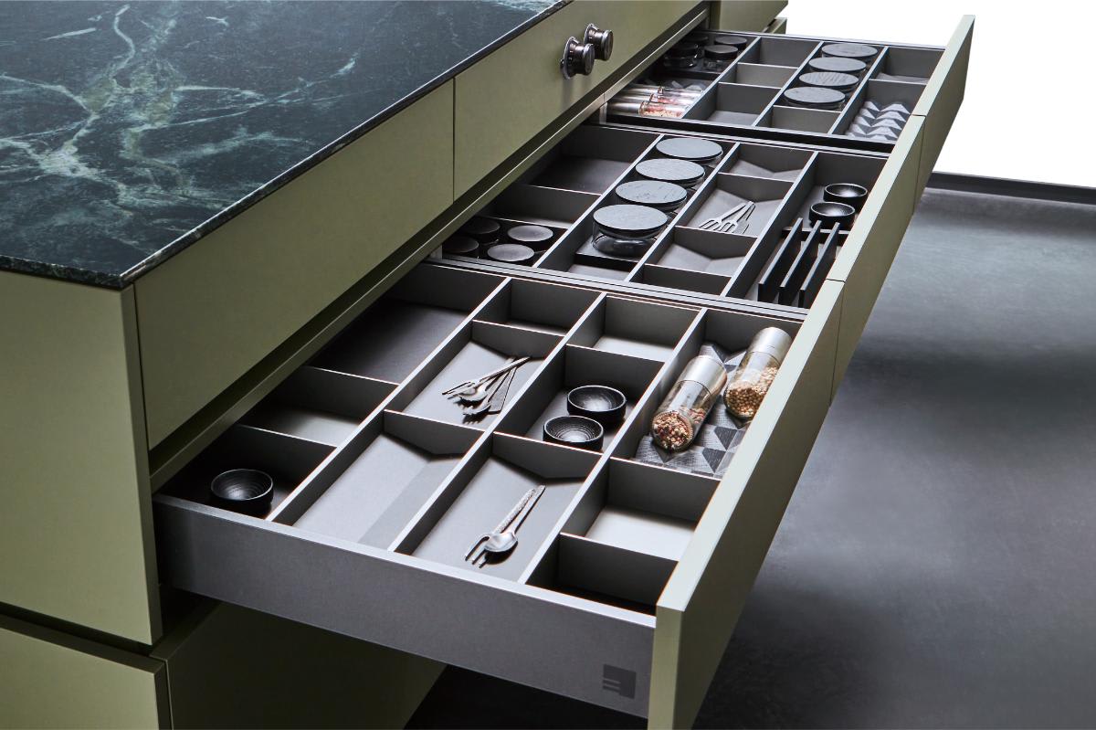 Luxury German Kitchen Accessories for Drawers & Cabinets
