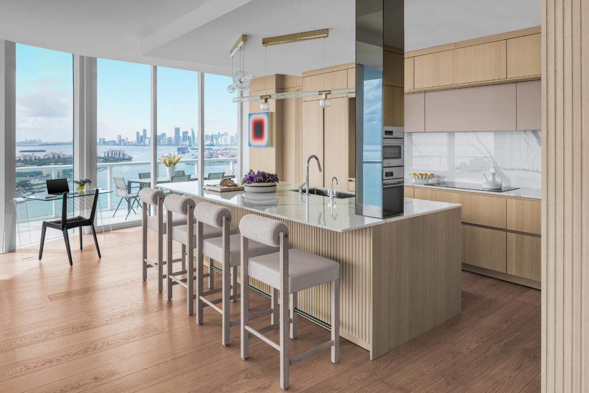 South Beach Miami High-Rise New Kitchen