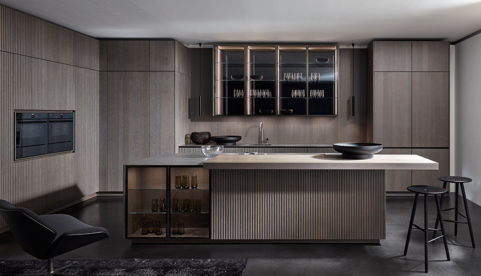 Textured Cabinets - eggersmann Modern Luxury German Cabinetry