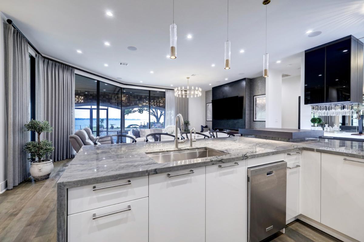 Houston's Lake Conroe Waterfront Kitchen Remodel