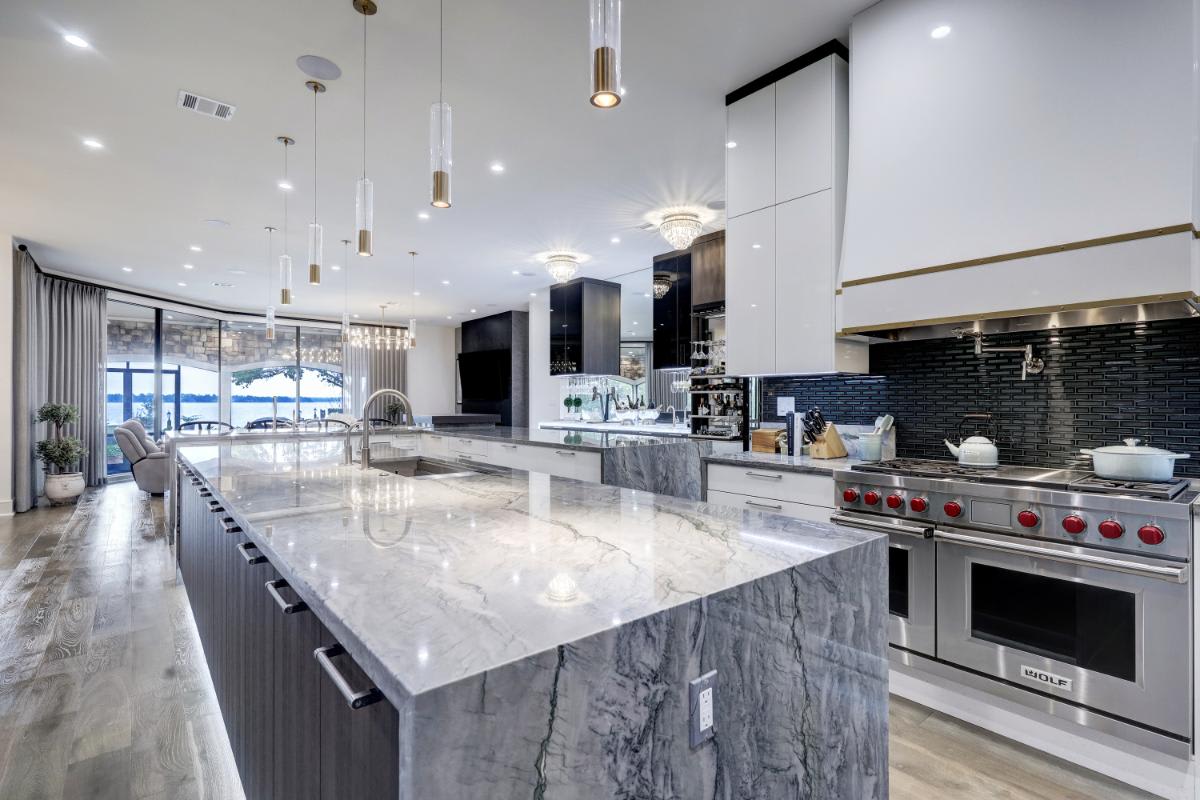 Houston's Lake Conroe Waterfront Kitchen Remodel