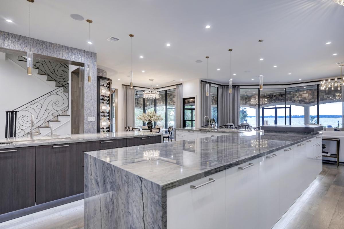 Houston's Lake Conroe Waterfront Kitchen Remodel