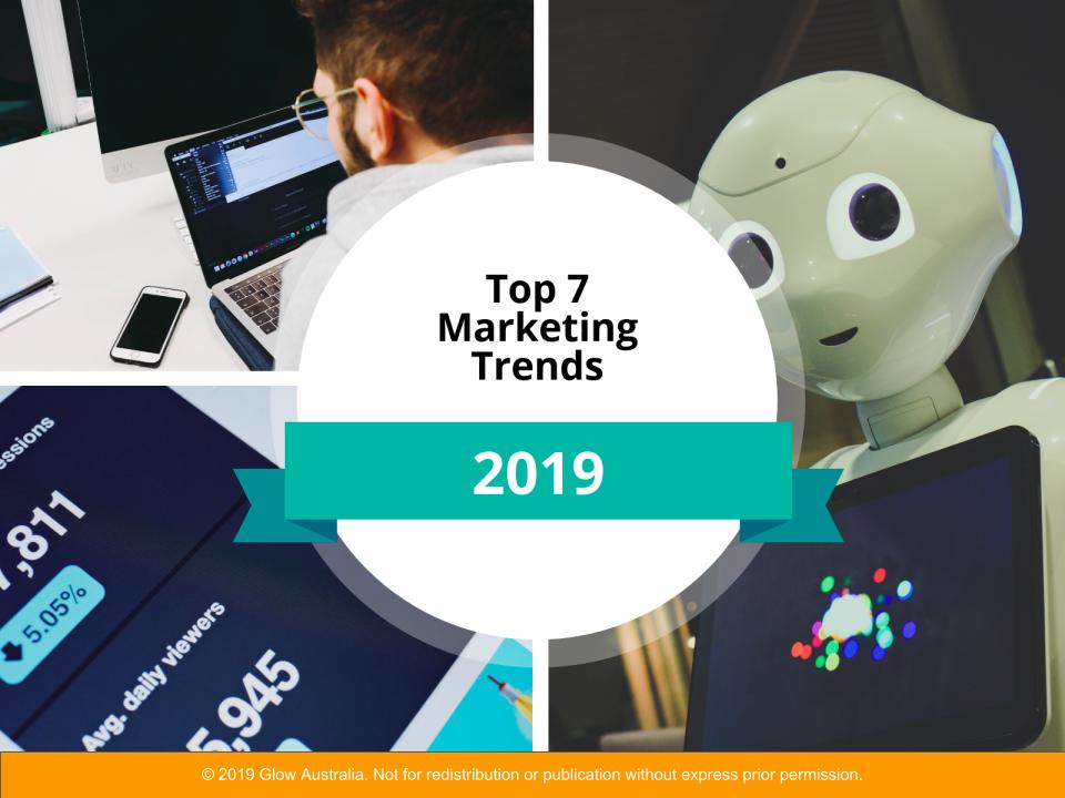 Top Marketing Trends for 2019 | Glow