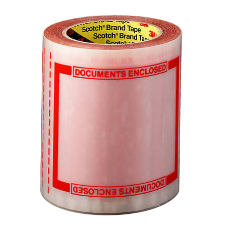 3M 8240 Scotch® Polypropylene Pouch Tape Sheet, 5" x 6" x 2.5 Mil ...