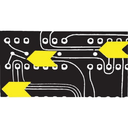 Shercon 20Z-YELL0W-5M Inspection Arrow, 1/8" W x 3/16" L, Paper, Yellow ...