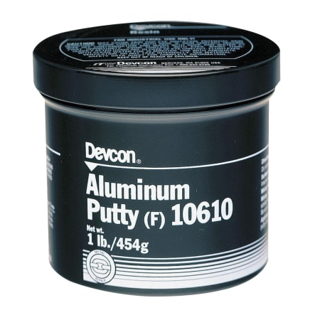Devcon 10610 Aluminum Filled Epoxy Putty, 1 lb Can, White/Gray | EIS