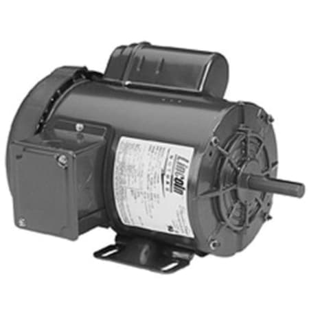 Leeson 230V 1-Phase Rigid Base Mount Totally Enclosed Airover (TEAO ...