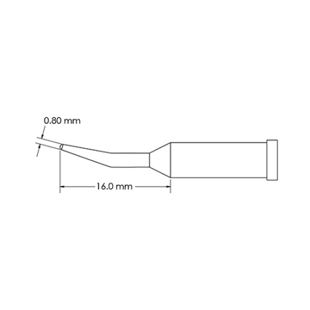 Metcal GT4 Soldering Tip, Conical | EIS