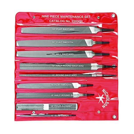 Nicholson 22030NN 9 Piece Maintenance File Set | EIS