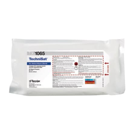 Texwipe TX1065 TechniSat® Saturated Cleaning Wipes, 9" W x 11" L ...