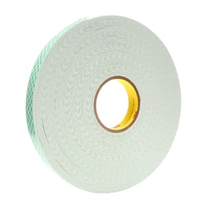 3M 4008 Scotch® Double-Coated Urethane Foam Tape, 1" x 4 yd x 125 Mil ...