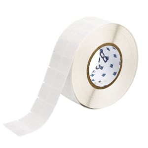 Brady THT-116-427-5 Square Thermal Transfer Printable Label, 1" x 1" x ...