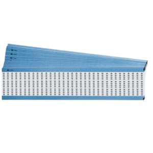 Brady TMM-36 Solid Number Wire Marker Card, 36, Black/White, 25 Card ...