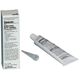 Devcon 17150 Silicone Adhesive, 10.3 oz Cartridge, Clear | EIS