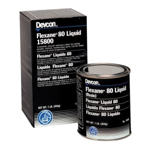 Devcon 15800 Flexane® 80 Non-Shrinking Putty, 1 lb Can, Clear/Black | EIS