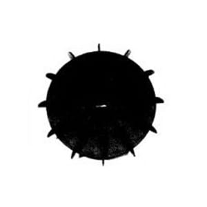DOERR 1022 Rectangular Bore Fan, 12 Blades, 7-3/4" OD x 1-1/2" H ...
