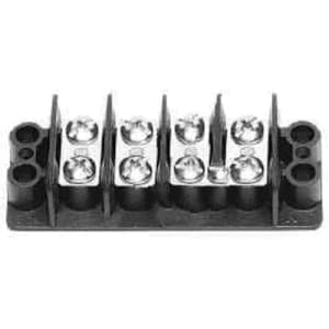 Fuseco 672 RZ Double Row Terminal Block, 2 Pole, 30A, 600VAC/DC ...